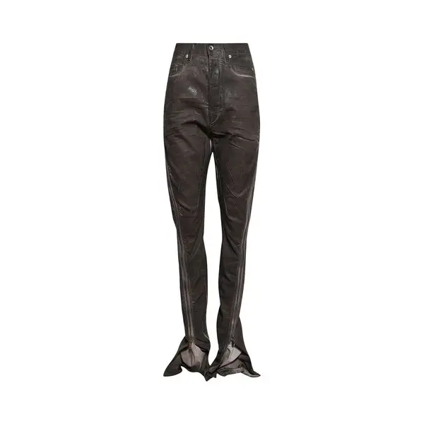 Rick Owens Bolan Banana Denim Pants - Grey