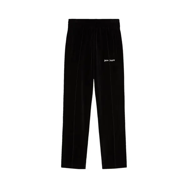 Palm Angels Velvet Track Pants - Black