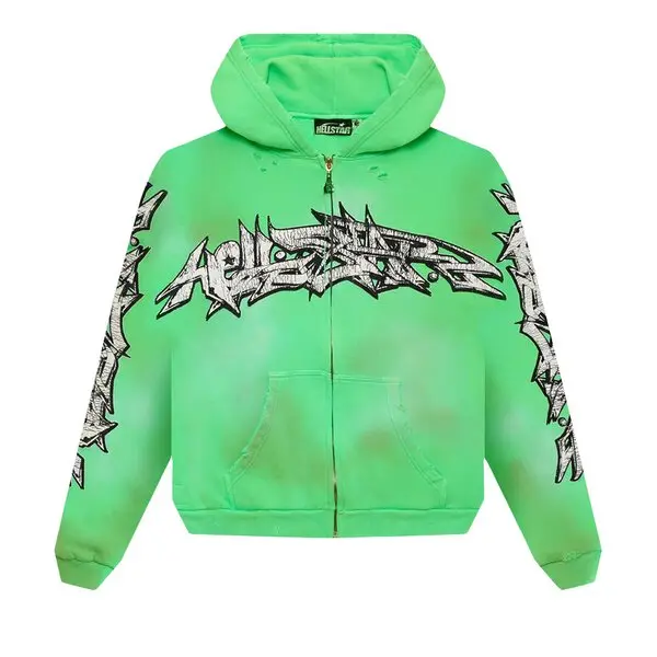 HELLSTAR Graffiti Zip-up Hoodie