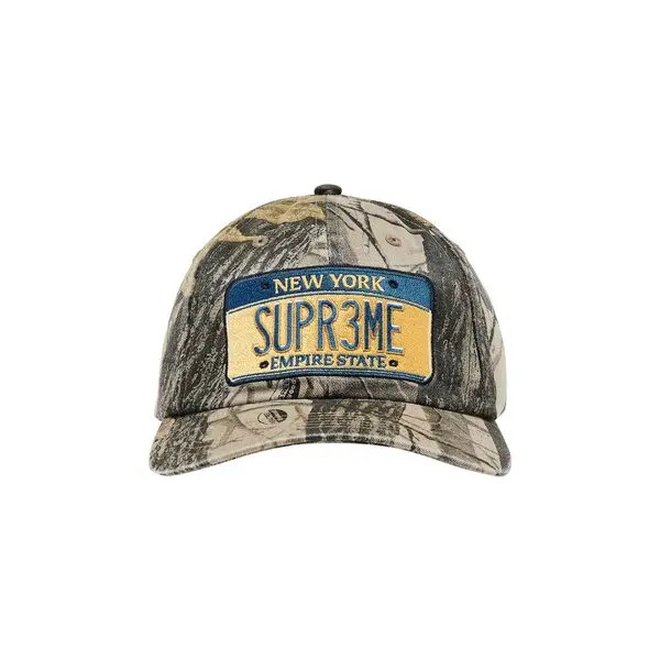Supreme License Plate 6-panel Hat - Multicolor