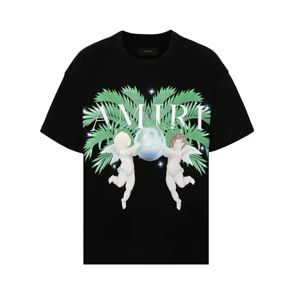 Amiri Airbrush Cherub Tee - Black