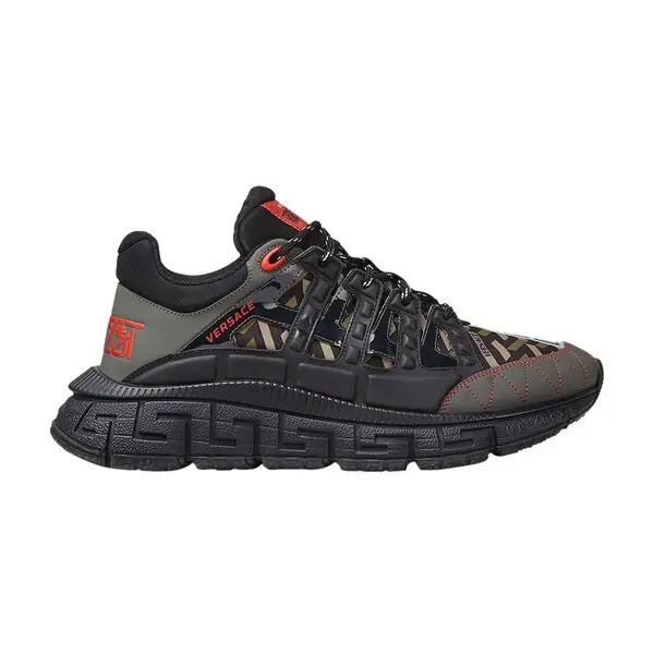 Versace Trigreca Sneakers - Black