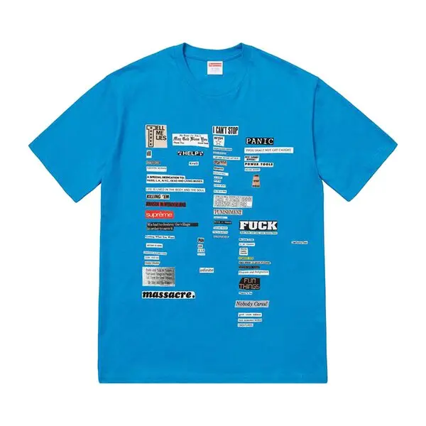 Supreme Cutouts Tee - Blue
