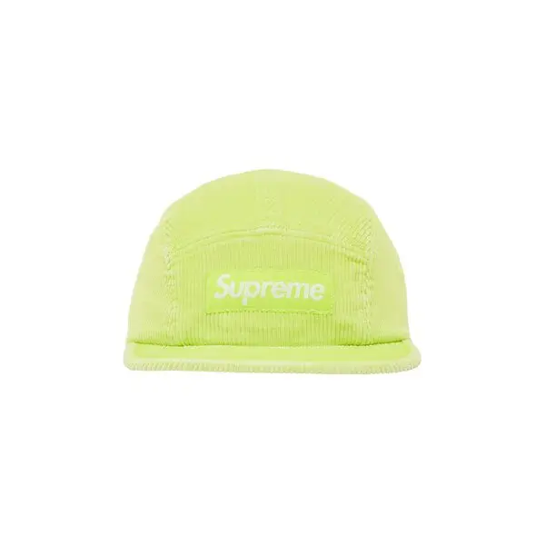 Supreme Corduroy Camp Cap - Yellow