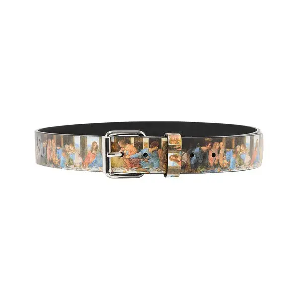 Supreme Last Supper Leather Belt - Multicolor