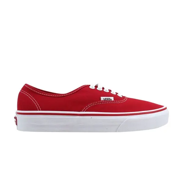 VANS Authentic Lace Up Sneakers - Red