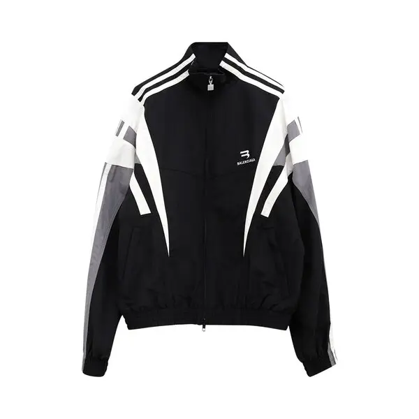 Balenciaga Sporty B Tracksuit Jacket - Black