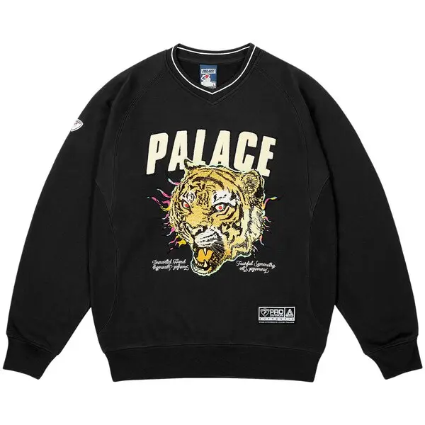 PALACE Tora Tora Crew - Black
