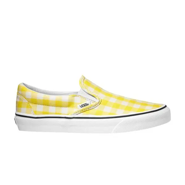 VANS Classic Slip-on Gingham - Yellow