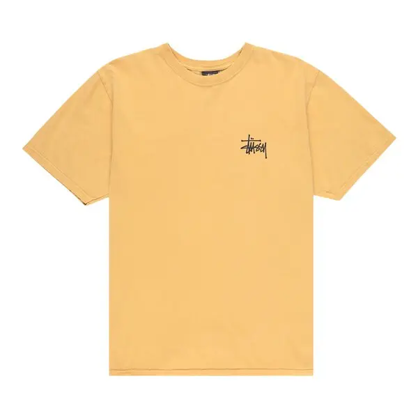 StÜssy Basic Pigment Dyed T-shirt - Yellow