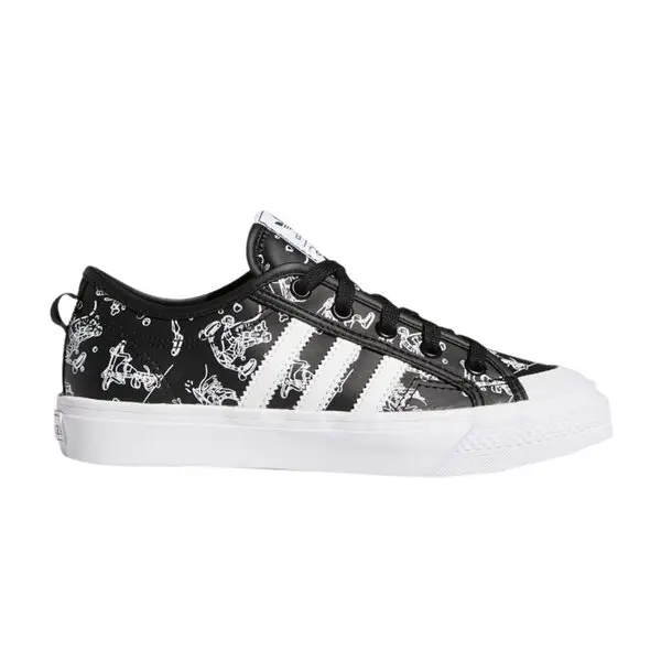 Adidas Disney X Nizza J 'sport Goofy Pack' Sneakers - Black