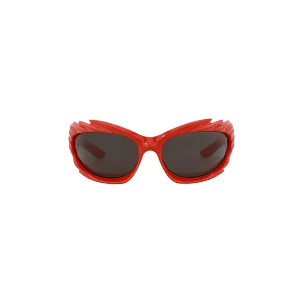 Balenciaga Wrap-around Sunglasses - Red