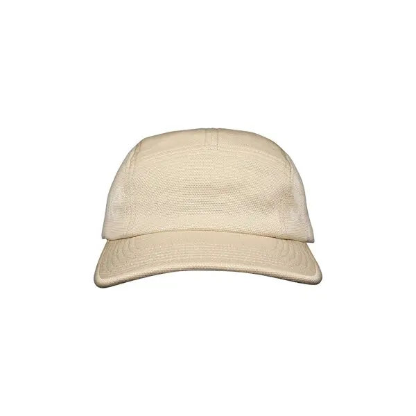Supreme Jacquard Pique Camp Cap - Tan
