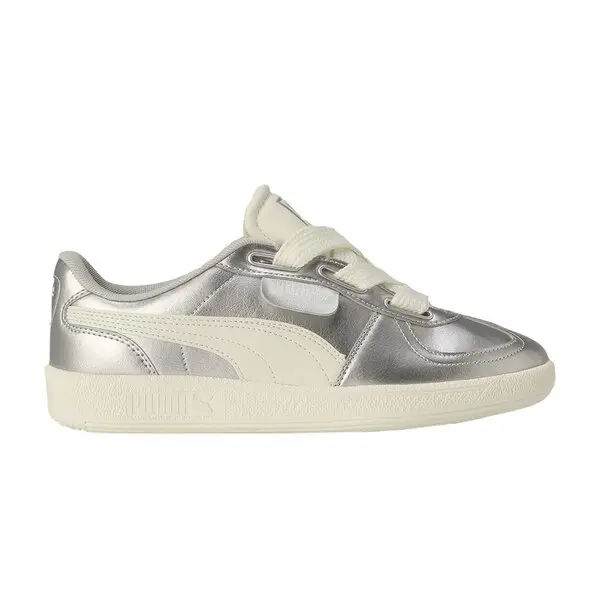 PUMA Palermo Wide Lace Sneakers - Silver