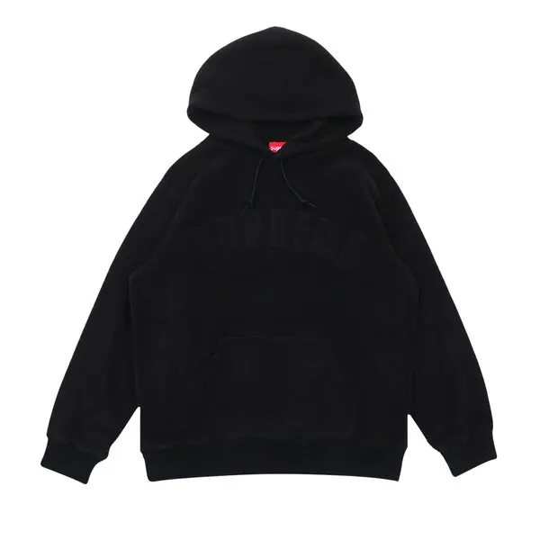 Supreme X Polartec Hooded Sweatshirt - Black | Editorialist