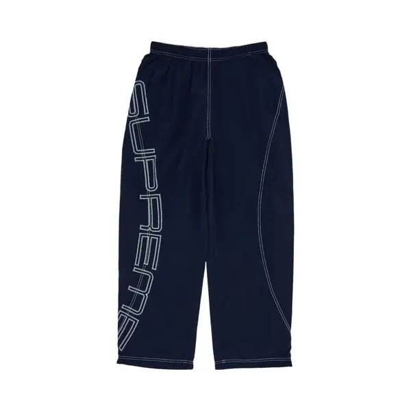 Supreme Embroidered Track Pant - Blue