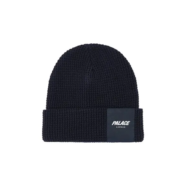 PALACE Waffle Knit Beanie - Blue