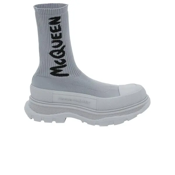 Alexander McQueen Tread Slick Graffiti Boots
