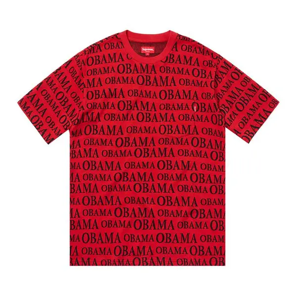 Supreme Obama Jacquard Short-sleeve Top