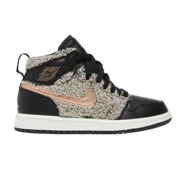 JORDAN 1 Retro High Gp Fleece Sneakers - Black