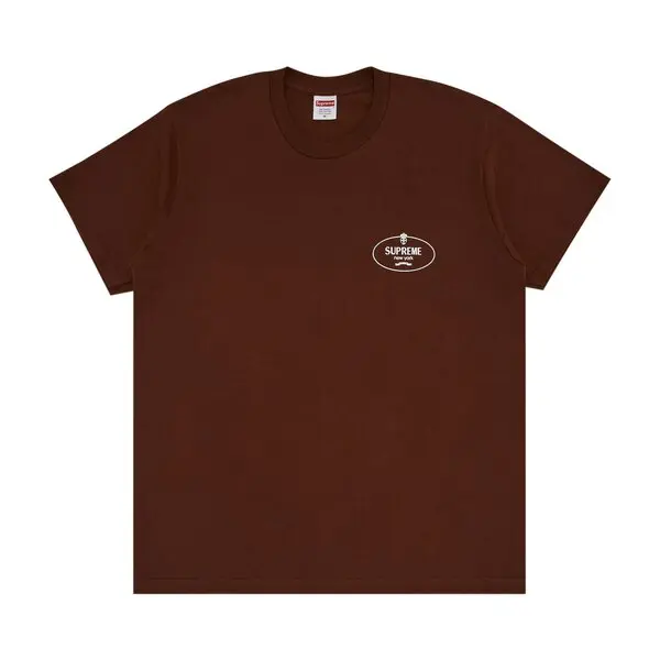 Supreme Crest Tee - Brown