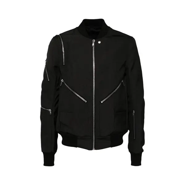 Rick Owens Headon Flight Bomber Jacket - Black
