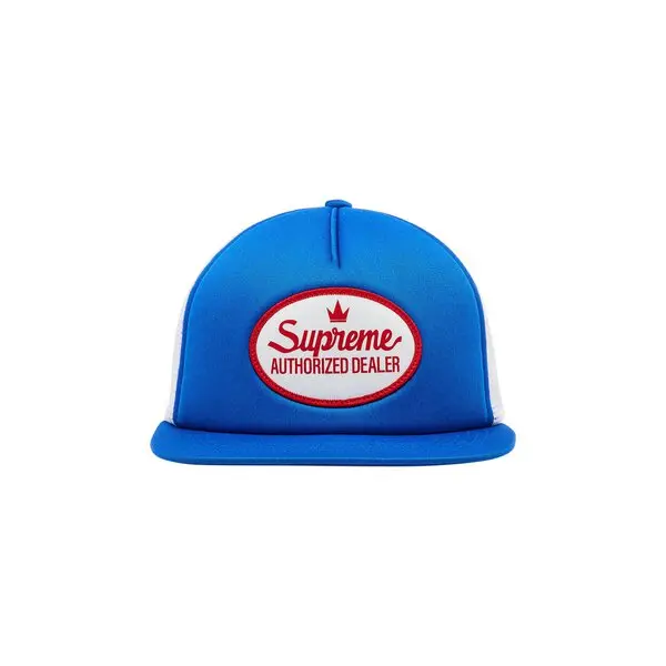 帽子 Supreme Authorized Mesh Back 5-Panel Supreme Authorized Mesh Back 5-Panel Navy Blue Trucker Hat Dealer