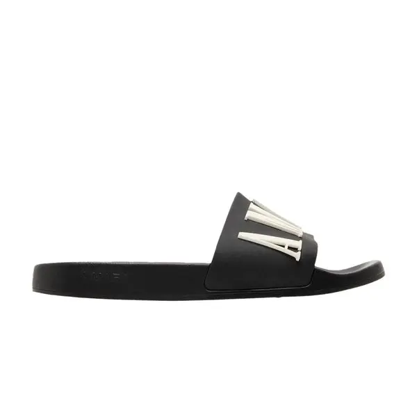 Amiri Logo Pool Slide - Black