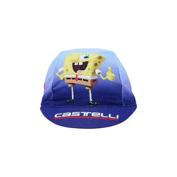 Supreme X Spongebob Squarepants X Castelli Cycling Cap - Blue