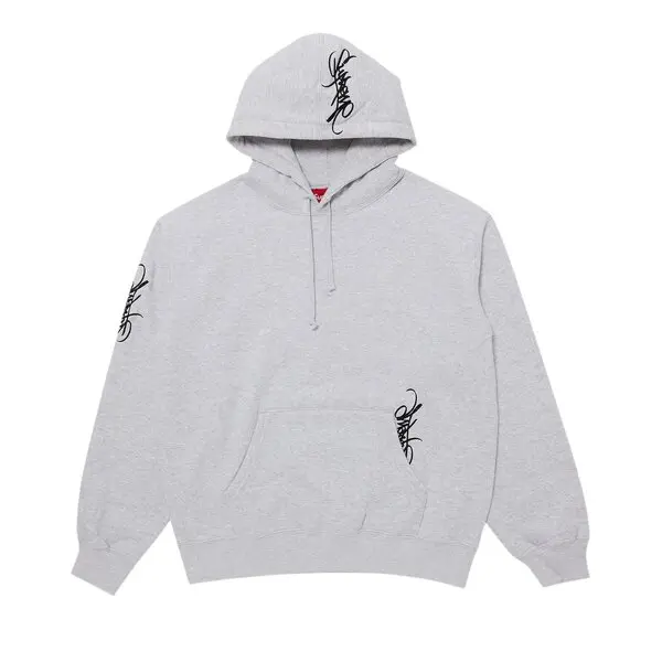 Supreme Tag Hooded Sweatshirt - Grey