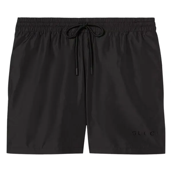 Gucci Technical Poplin Swim Short - Black