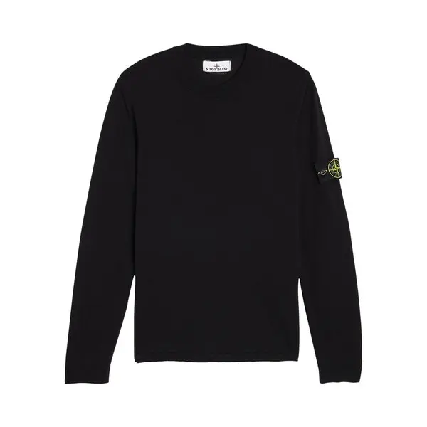 Stone Island Light Raw Stocking Stitch Sweatshirt - Blue