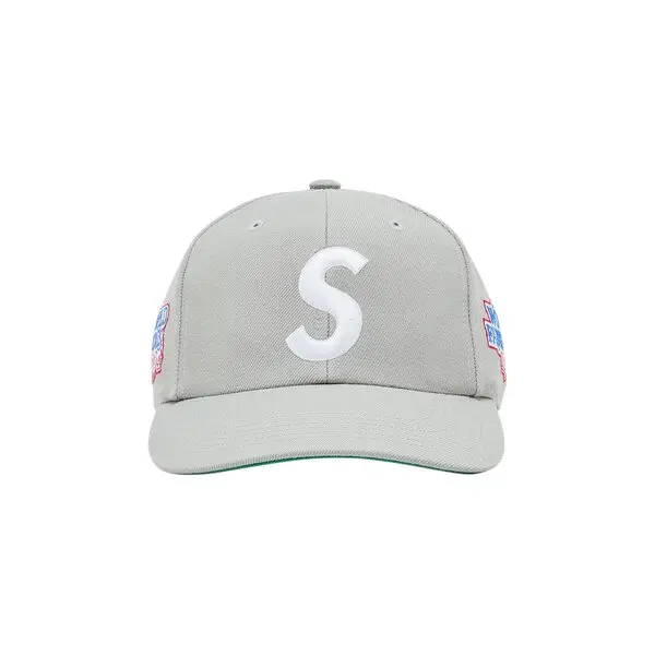 Supreme World Famous S Logo 6-panel Cap - Grey