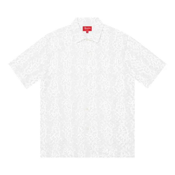 Supreme Chainstitch Chiffon Shirt - White