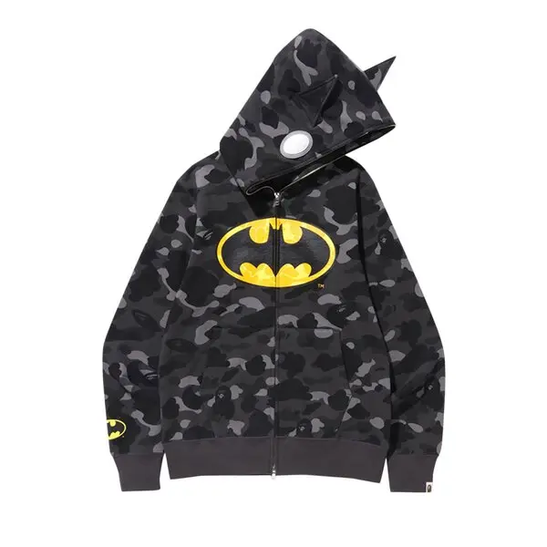A BATHING APE X Dc Batman Color Camo Full Zip Hoodie #1
