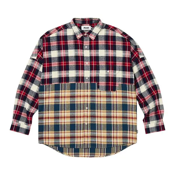 PALACE Checkmate Drop Shoulder Shirt - Red