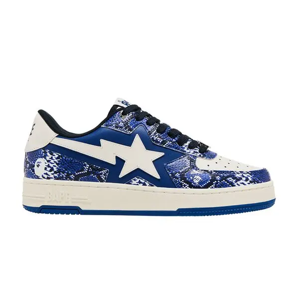 A BATHING APE Tape Sta Snakeskin' Ssense Exclusive - Blue