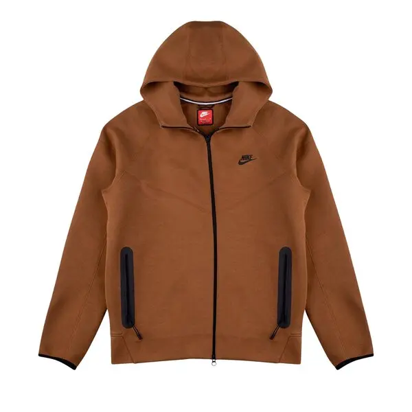 Nike Sportswear Tech Fleece Windrunner Full Zip Hoodie - Brown