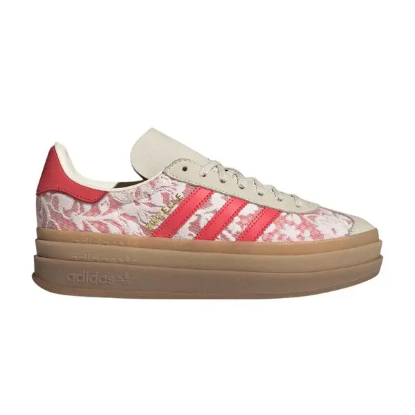 Adidas Liberty London Gazelle Bold Sneakers - Cream | Editorialist