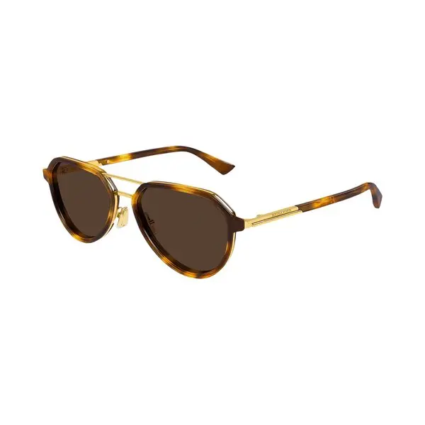 Bottega Veneta Forte Aviator Sunglasses - Brown