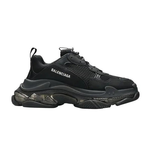 Balenciaga Triple S Sneaker With Clear Sole - Black