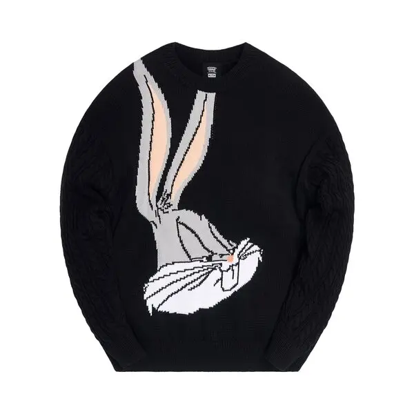 Kith X Looney Tunes Bugs Bunny Crewneck - Black