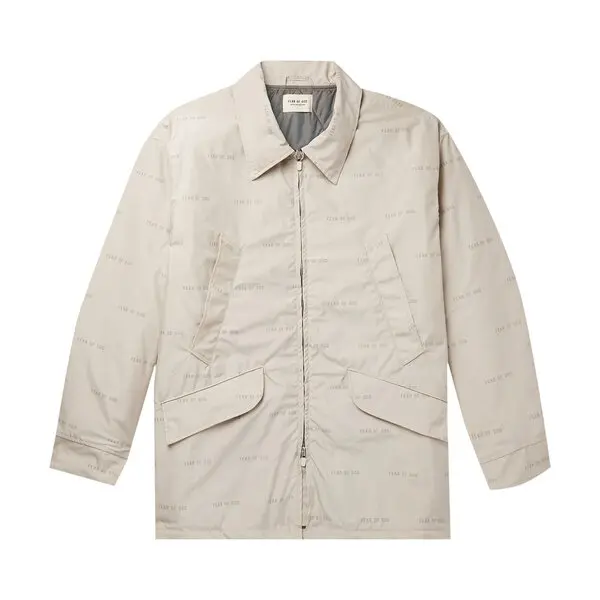 Fear Of God Printed Nylon Field Jacket - Tan