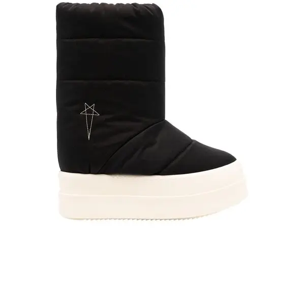 Rick Owens Stivali Imbottiti Mega Bumper Lunar - Black