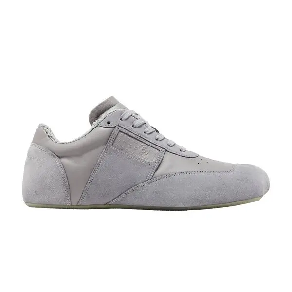 MAISON MARGIELA Crosta London X Vitello Savana Next Sneakers - Silver