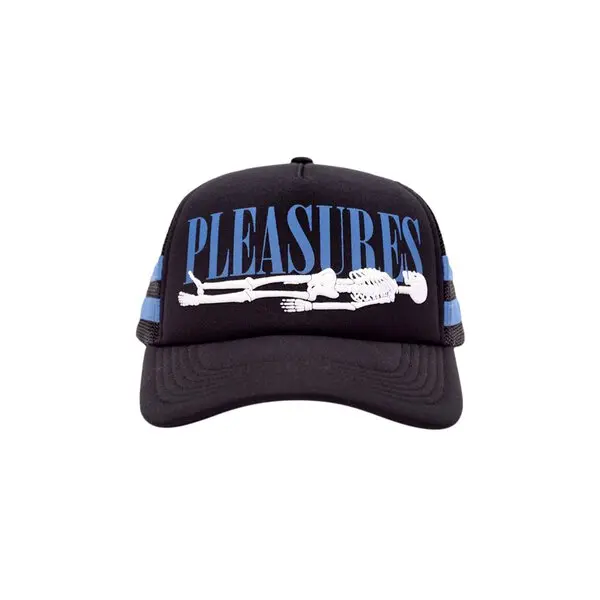 PLEASURES Bones Trucker Snapback - Black