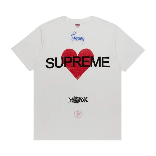 Supreme Announcing Tee - White