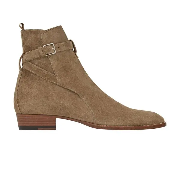Saint Laurent Wyatt Jodhpur Boot - Brown