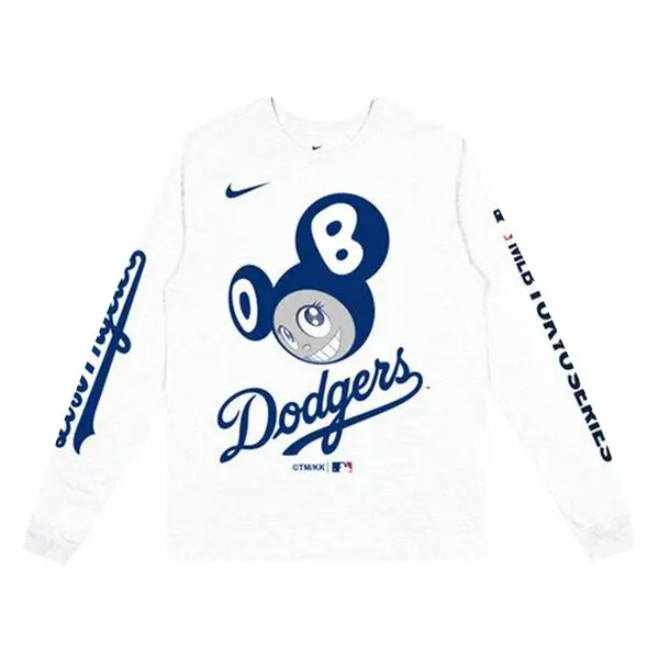 Nike X Takashi Murakami X Mlb World Tour Tokyo Series 2025 Dodgers Long-sleeve Tee - White
