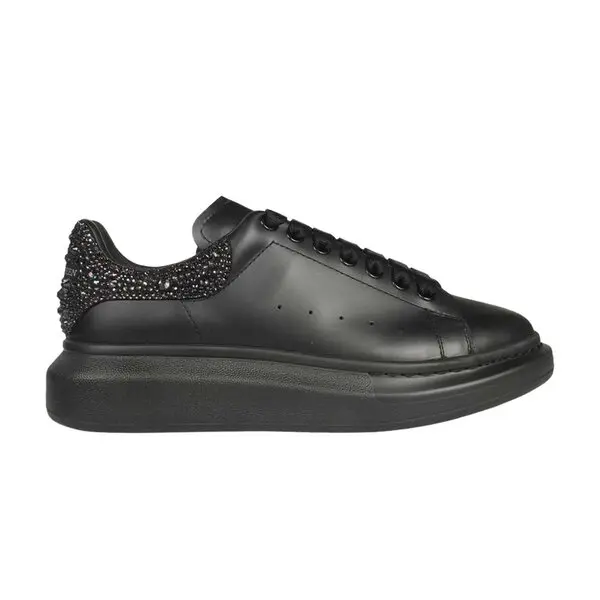 Alexander McQueen Oversized Low Top Sneaker With Crystal Embellishments